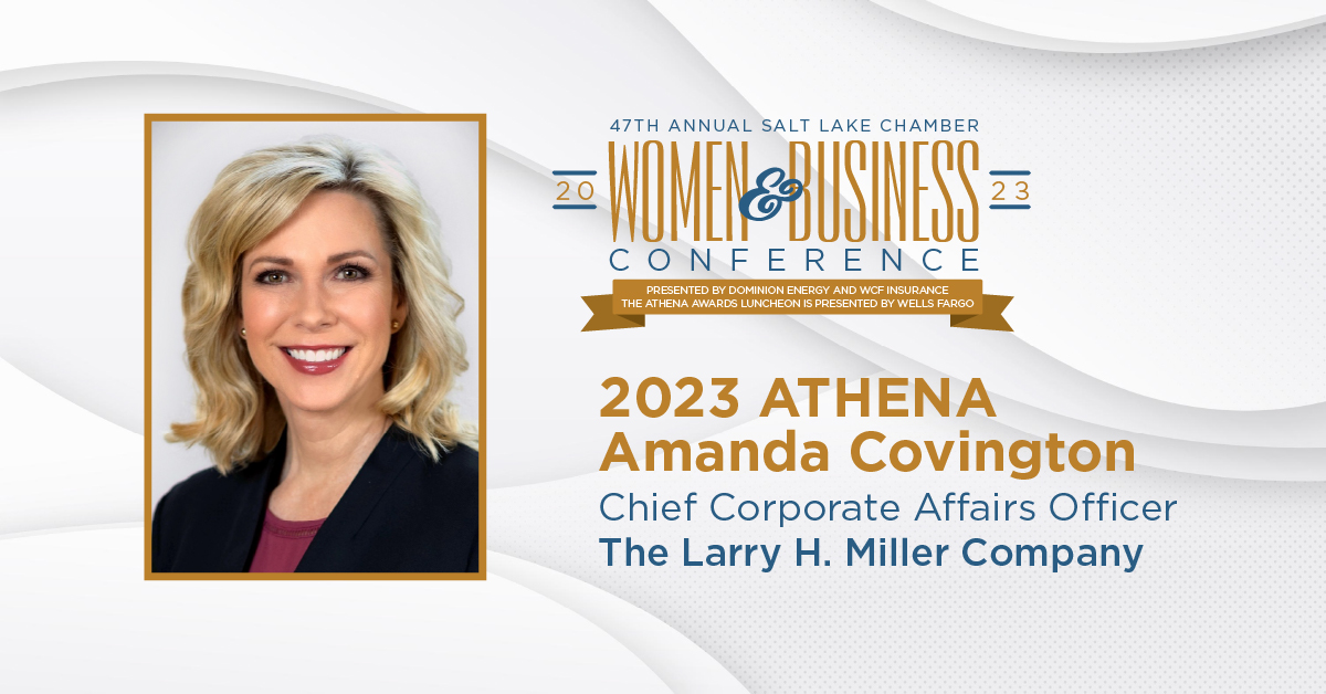 Amanda Covington to be Honored with 2023 ATHENA Leadership Award - Salt ...
