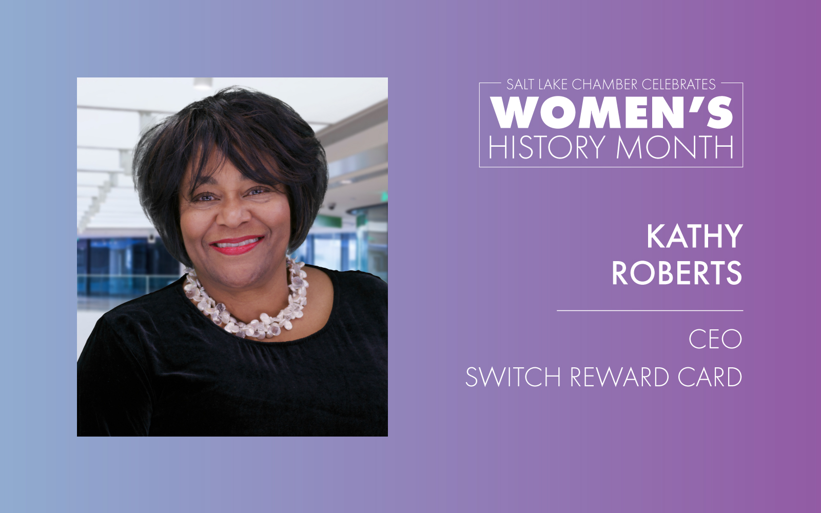 A Conversation With Kathy Roberts, CEO of Switch Reward Card - Salt ...
